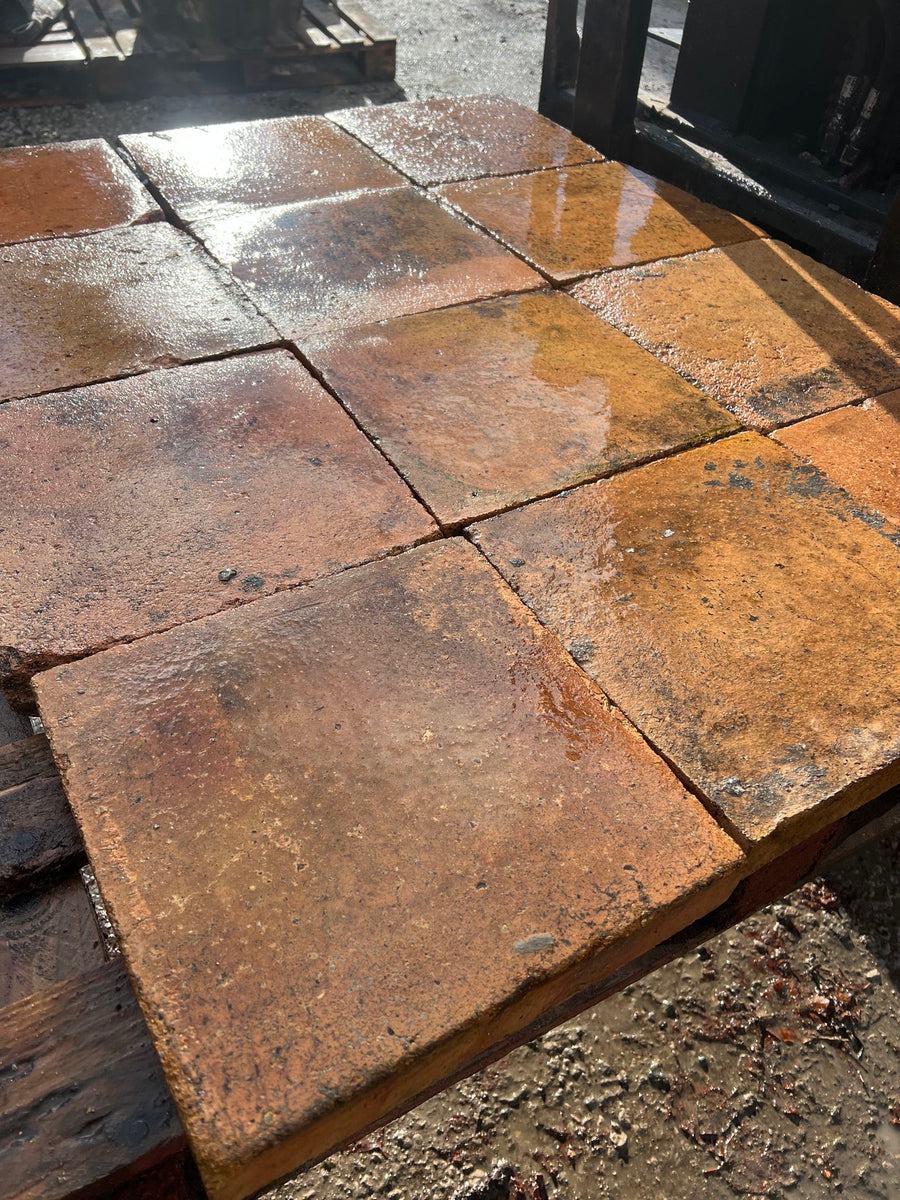 Buff pamment tiles – YEW TREE BARN