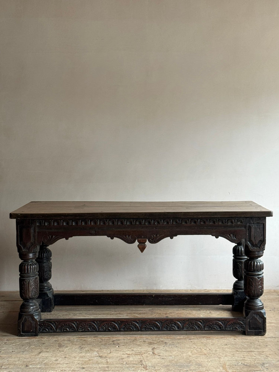 Oak Refectory table (Sold) – YEW TREE BARN
