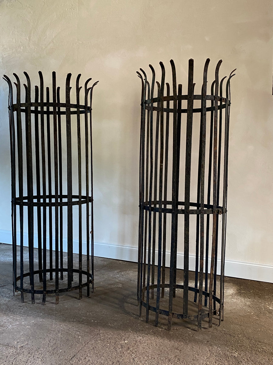Antique Wrought Iron Tree Guards – YEW TREE BARN