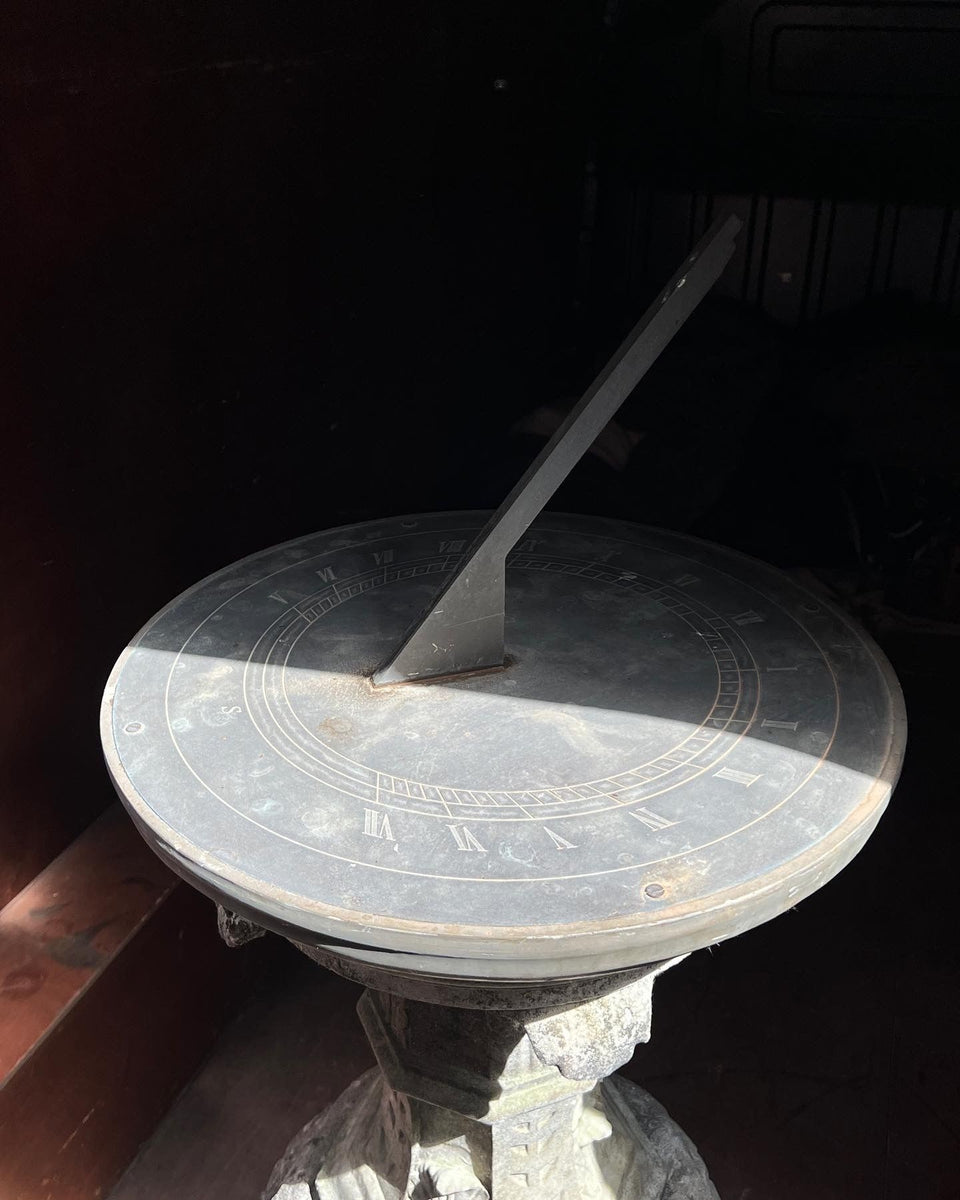 Cast Stone Sundial – YEW TREE BARN