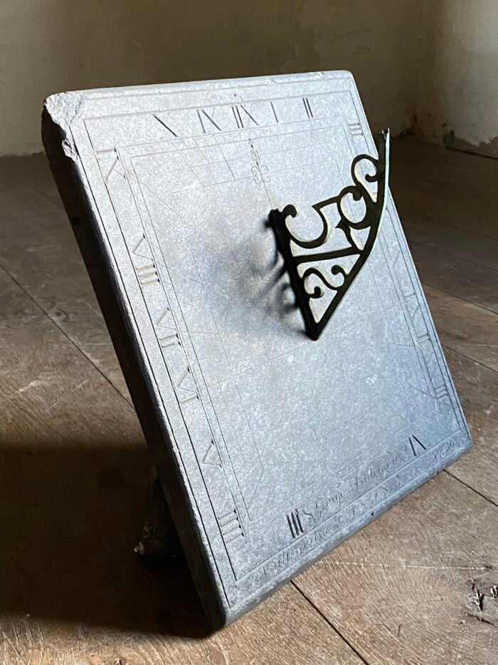 Antique Slate Sundial – YEW TREE BARN