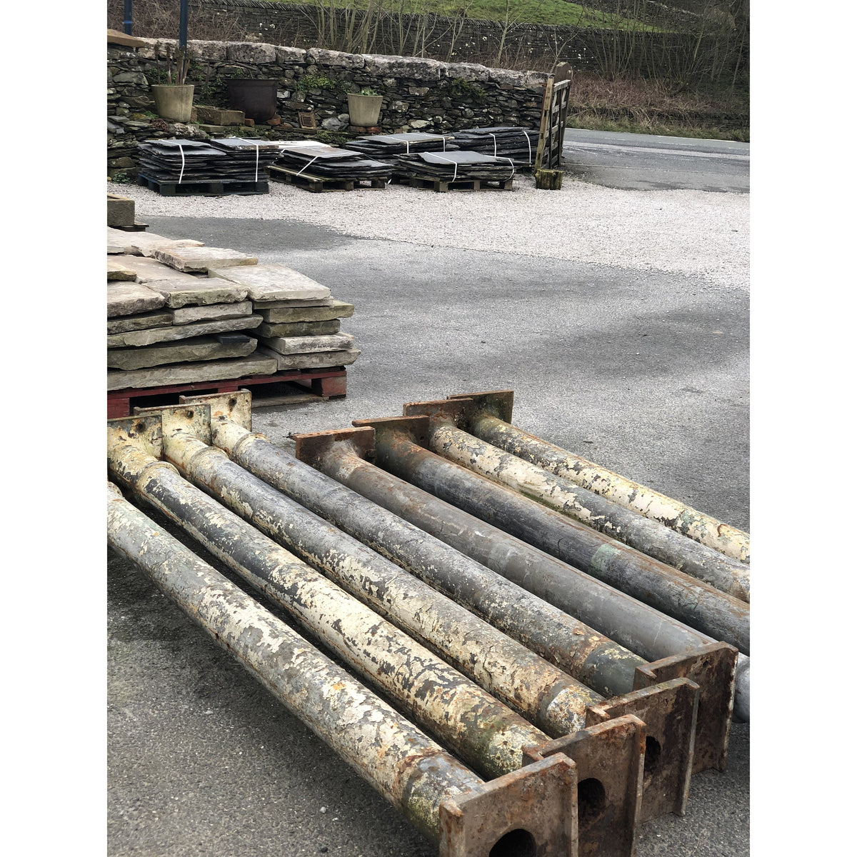 Reclaimed Cast Iron Columns or Stanchions or Pillars – YEW TREE BARN