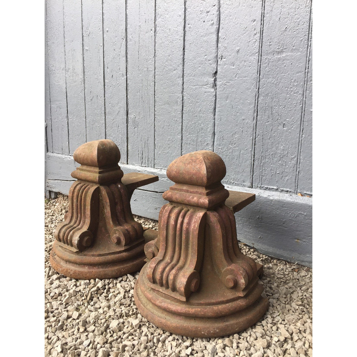A pair of cast iron corbels – YEW TREE BARN