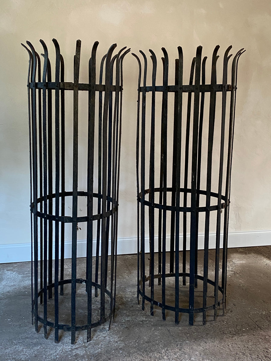 Antique Wrought Iron Tree Guards – YEW TREE BARN