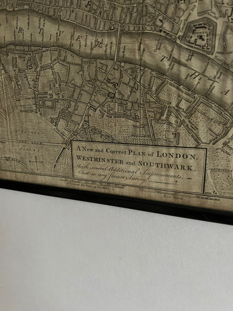 1/3 of 18thC London Maps – YEW TREE BARN