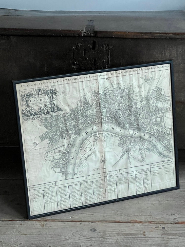 1/3 of 18thC London Maps – YEW TREE BARN